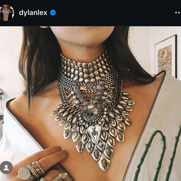 Dylanlex | Jewelry | Authentic Dylanlex Silver Choker Necklace | Poshmark